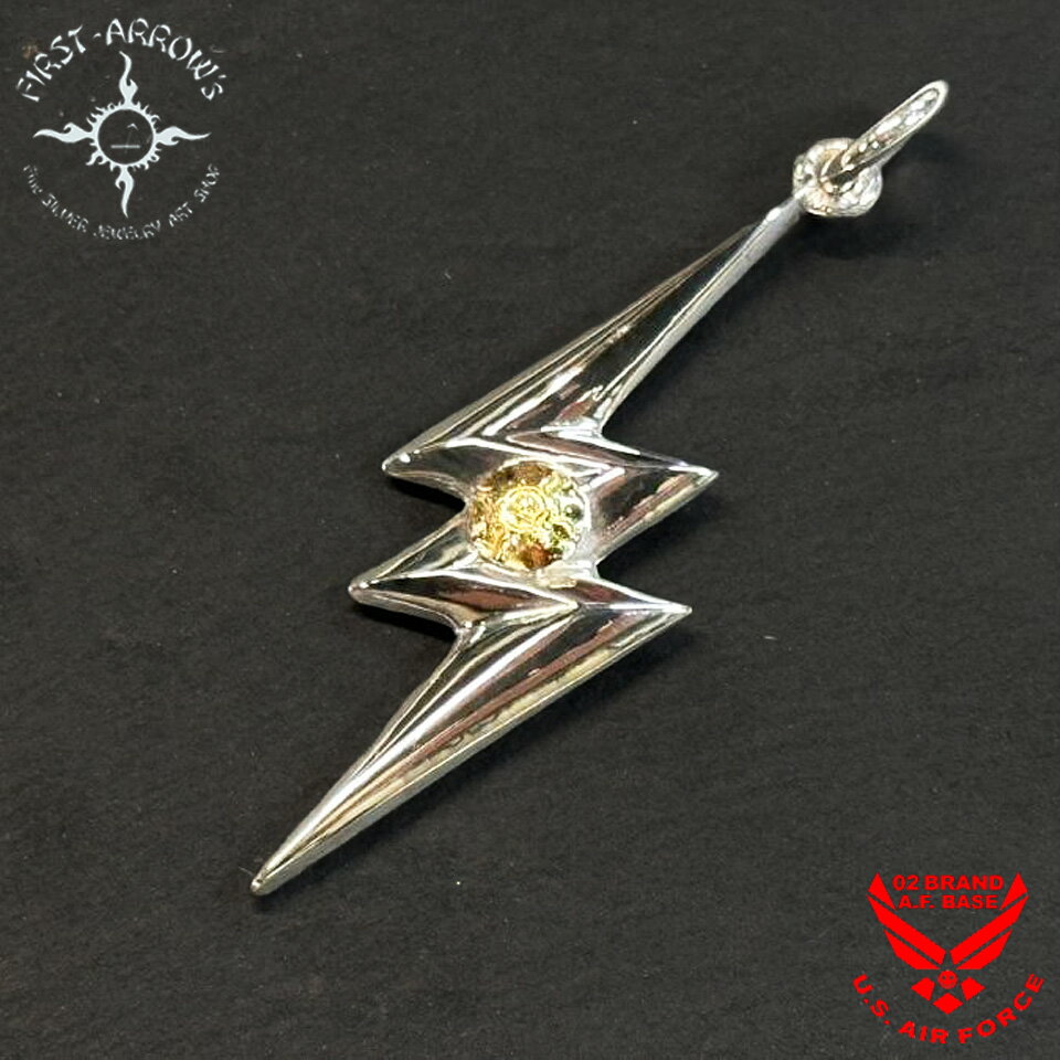 ●FIRST ARROW'S(ファーストアローズ)の商品一覧はコチラ！！ ●当店のトップページはコチラから！！ 　●商品説明 ●商品名 ファーストアローズ K18付 ライトニング Lサイズ ペンダントトップ p-837 ●キーワード 送料無...