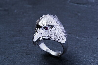 ●FIRST ARROW'S(ファーストアローズ)の商品一覧はコチラ！！ ●当店のトップページはコチラから！！ 　●商品説明 ●商品名 ファーストアローズ ルビー付 イーグルヘッド リング 送料無料 代引き手数料無料 アメカジ バイカー ネ...