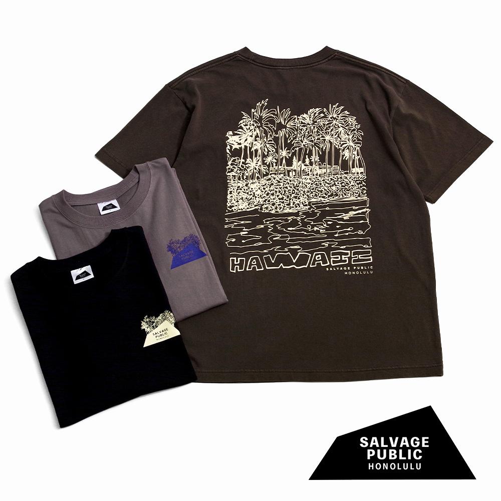 商品詳細 商品名 【SALVAGE PUBLIC サルヴェージ・パブリック】Standard S/S Tee(Hawaii Illustration) スタンダード半袖Tシャツ ハワイイラストレーション 商品説明 2013年にスタートしたハ...