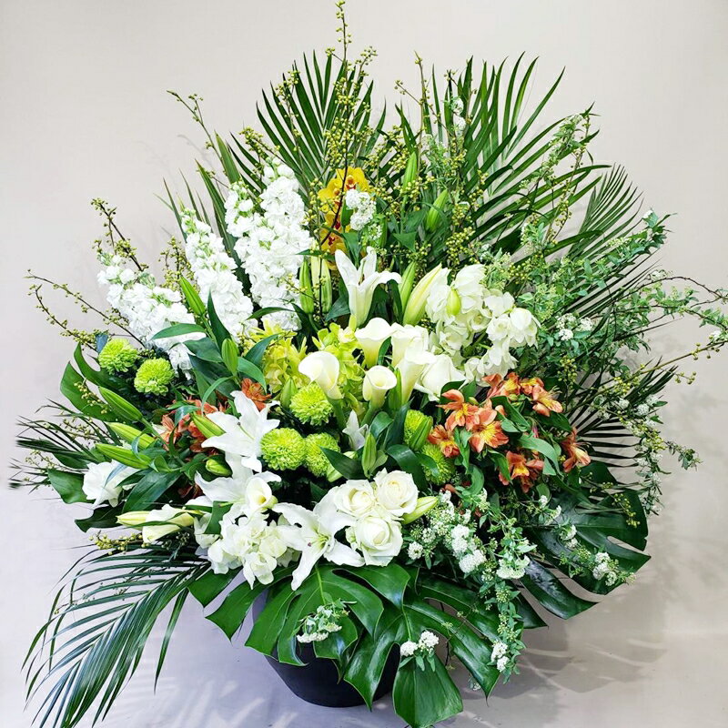 こちらの商品は地域限定商品です！ &nbsp; サイズ 高さ 約110cm　横幅 約110cm ※生花の為、多少前後します ご注文の注意点 写真は商品サンプルでイメ ージですが 同じような感じで制作いたします ご注文は仕入れ関係上、 出来れ...