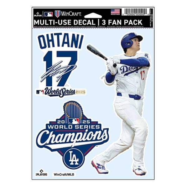 MLBオフィシャルライセンス商品ロサンゼルス・ドジャース、2025ワールドシリーズシリーズ優勝記念ステッカーサイズ：13.97 cm × 19.68 cm関連商品はこちらメジャーリーグ Wincraft ロサンゼルス2,200円メジャーリー...