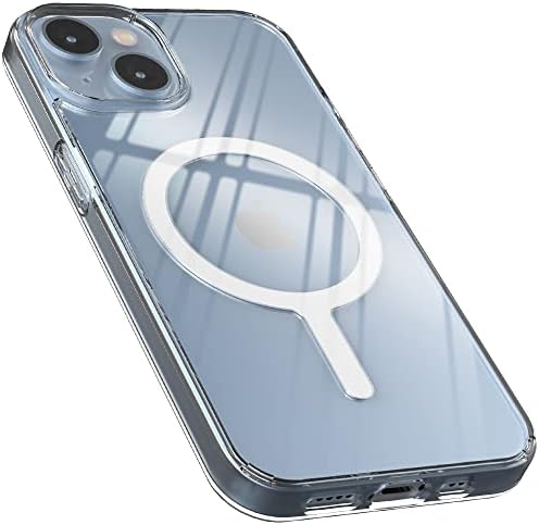 【iPhone 15/14/13/12シリーズ対応 強力マグネット1000G搭載 MagSafe対応 クリアスマホケース｜強力マグネットでMagSafeアクセサリーをしっかり固定！黄ばみにくいクリア素材でスマホを美しく保護】 強力マグネット...