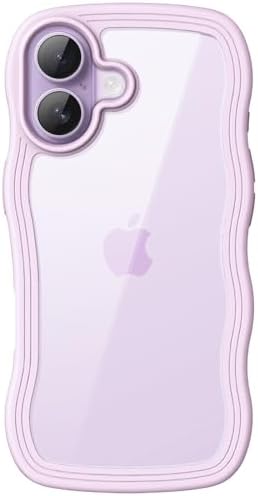 【iPhone 17 6.3インチ専用 ウェーブデザインケース｜かわいい波型フレームが魅力の耐衝撃スマホケース】 かわいいウェーブデザインと耐衝撃性能を兼ね備えたスマートフォンケース。波状のフレームが独特のスタイリッシュさを演出し、グリップ...