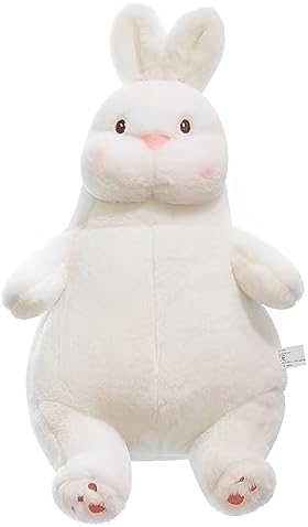 【ソフトなバニーぬいぐるみ 枕 かわいいウサギのぬいぐるみ ホワイト 18インチ 大容量 キッズ用 おしゃれ シンプル 高品質 プレゼント 送料無料】 概要説明：ソフトなバニーぬいぐるみは、キッズ用として最適な大容量のホワイトカラー。高品質...