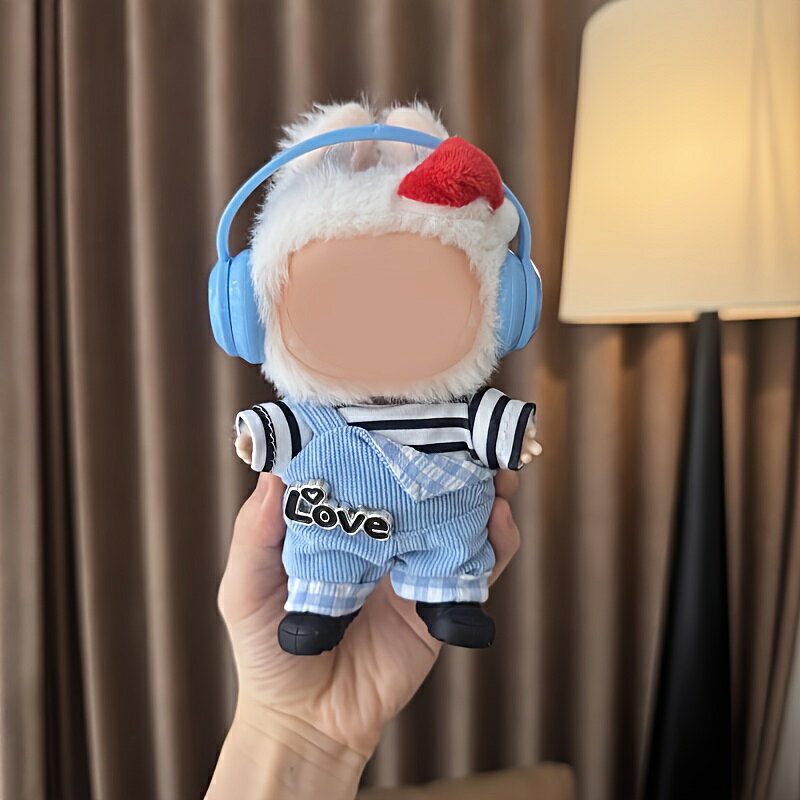 【商品名｜キャッチコピー】 概要説明：オーバーオールとトップス、シューズ、ヘッドホンがセットになった高品質な4点セット。ストライプ柄でキュートな印象のカジュアルスタイルが手軽に完成します。キッズ向けの可愛らしいデザインは、通園・通学やお出か...