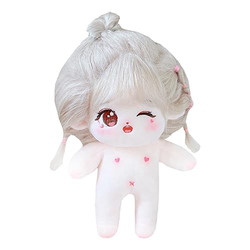 【20cm ぬいぐるみ 女の子 着せ替え かわいい ドール 人形 コンパクト キャラメル ブラックヘア 柔らかい素材 通園・おもちゃ 送料無料｜女の子に大人気！着せ替えが楽しめる20cmぬいぐるみ】 概要説明：20cmのコンパクトサイズで、...