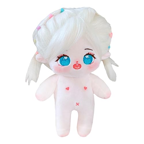 【20cm 着せ替え人形 ぬいぐるみ 女の子向け コンパクト キャラメル ブラックヘア シンプル おしゃれ シンプルなドール 綿人形 スケルトン付き｜お子様の創造力を育む、着せ替えが楽しめる人形です！】 概要説明：20cmのコンパクトサイズ...