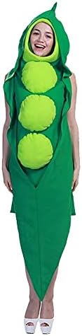 【さやえんどう コスプレ衣装 ハロウィン クリスマス 大人用 男女兼用 おしゃれ 食べ物 コスチューム 着ぐるみ｜注目度バツグン！ハロウィンパーティーに最適なユニークなコスチューム】 概要説明：さやえんどうをモチーフにしたコスチュームで、ハ...