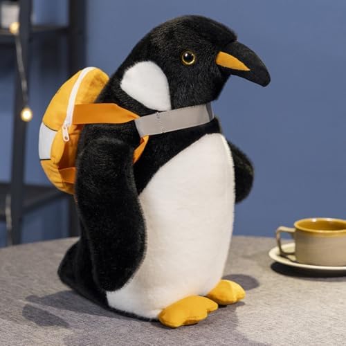 【ペンギンぬいぐるみ 抱き枕 可愛い アニマル クリスマス 母の日 贈り物 子どもの日 誕生日 ブラック キッズ用 おもちゃ プレゼント｜癒しのペンギンぬいぐるみで、毎日を楽しく！プレゼントにも最適】 概要説明：ペンギンぬいぐるみは、キッズ...