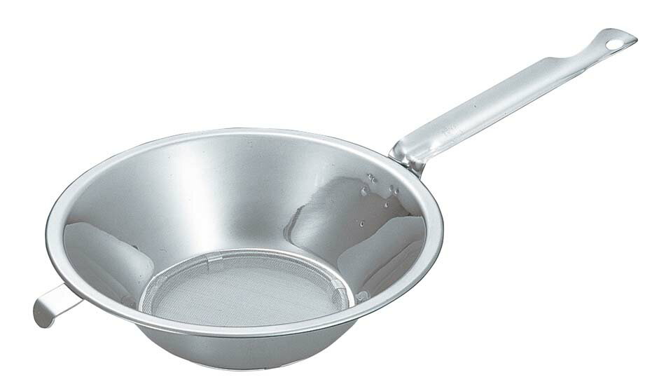 ●型番：No.5●サイズφ285×80(mm)取っ手：180(mm)●内寸40メッシュ(mm)●重量：310g●材質18-8ステンレス●40メッシュ※商品画像はメーカー提供の代表画像を使用しております。複数掲載の画像でも、単品販売の場合がご...