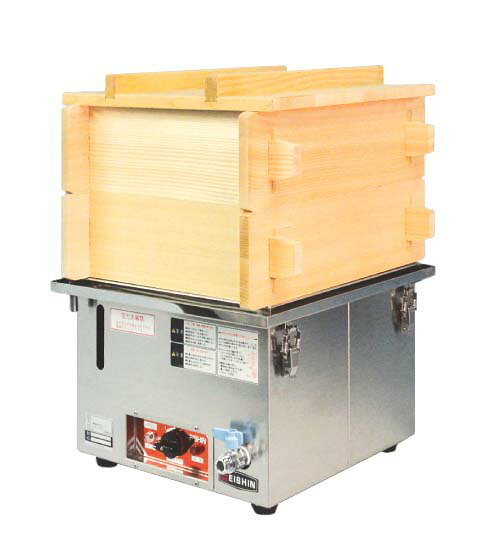 ●型番：M-11●サイズ390×400×H270(mm)●重量：12kg●容量：11L●消費電力：1.5kW(750W/1.5kW)●電源：単相100V●蒸気立上りまでの時間：30分●蒸し台ノズル数：φ15×1穴●温度調節：2段切換方式●保...