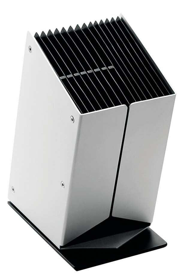 ●型番：0002-764●サイズ130×210×H275(mm)●材質本体：アルミニウム5052(板厚2mm)ナイフホルダー：ポリプロピレンベース：A3スチール(板厚4mm)支柱：ファイバー30%ナイロン●刃渡21cmまでの庖丁が収納できま...
