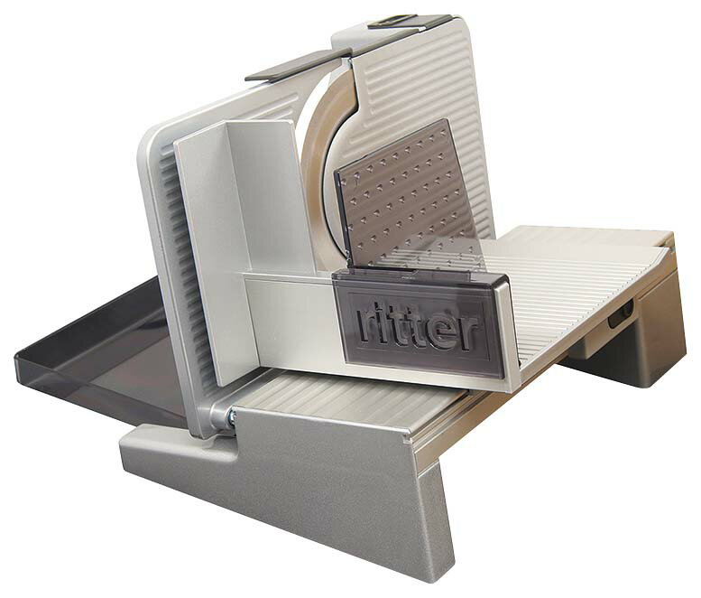 ●型番：セキュラ9●サイズ300×370×H245(mm)●重量：5.3kg●材質本体：アルミ・ABS刃物：ステンレス●消費電力：45W●電源：単相100V●製造生産国：ドイツ●小型店舗用として活躍できるスライサー。チャーシュー、ハム、ソー...