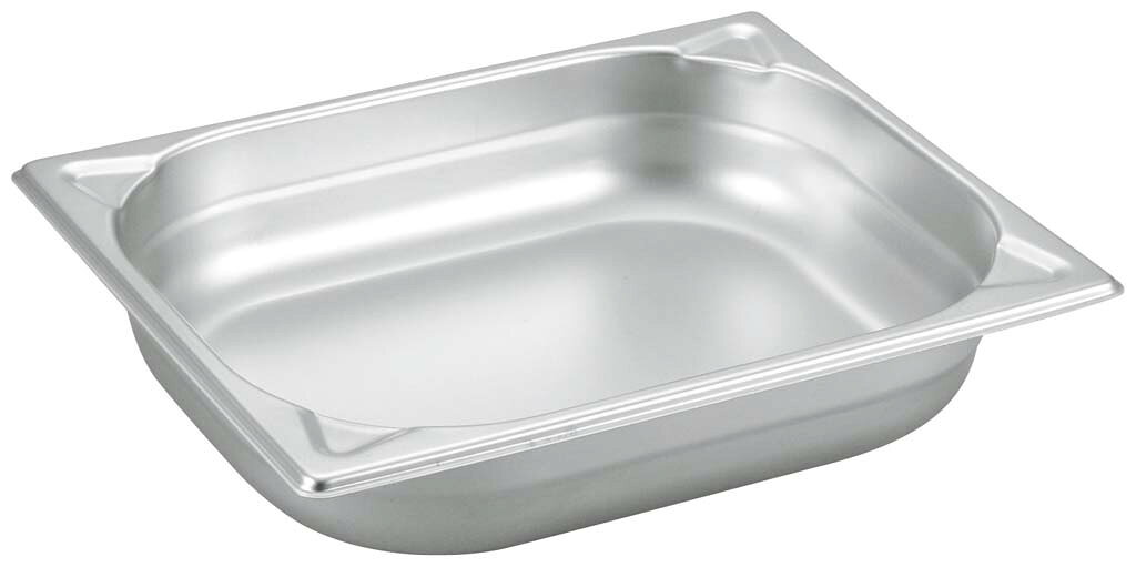 ●サイズ325×265(mm)●内寸深さ：20(mm)底：約280×225(mm)●重量：0.46kg●容量：1.2L●板厚：0.7(mm)●材質18-8ステンレス●大きめのゆるいコーナーで、汚れがたまりにくく、洗浄しやすくなっています。●...