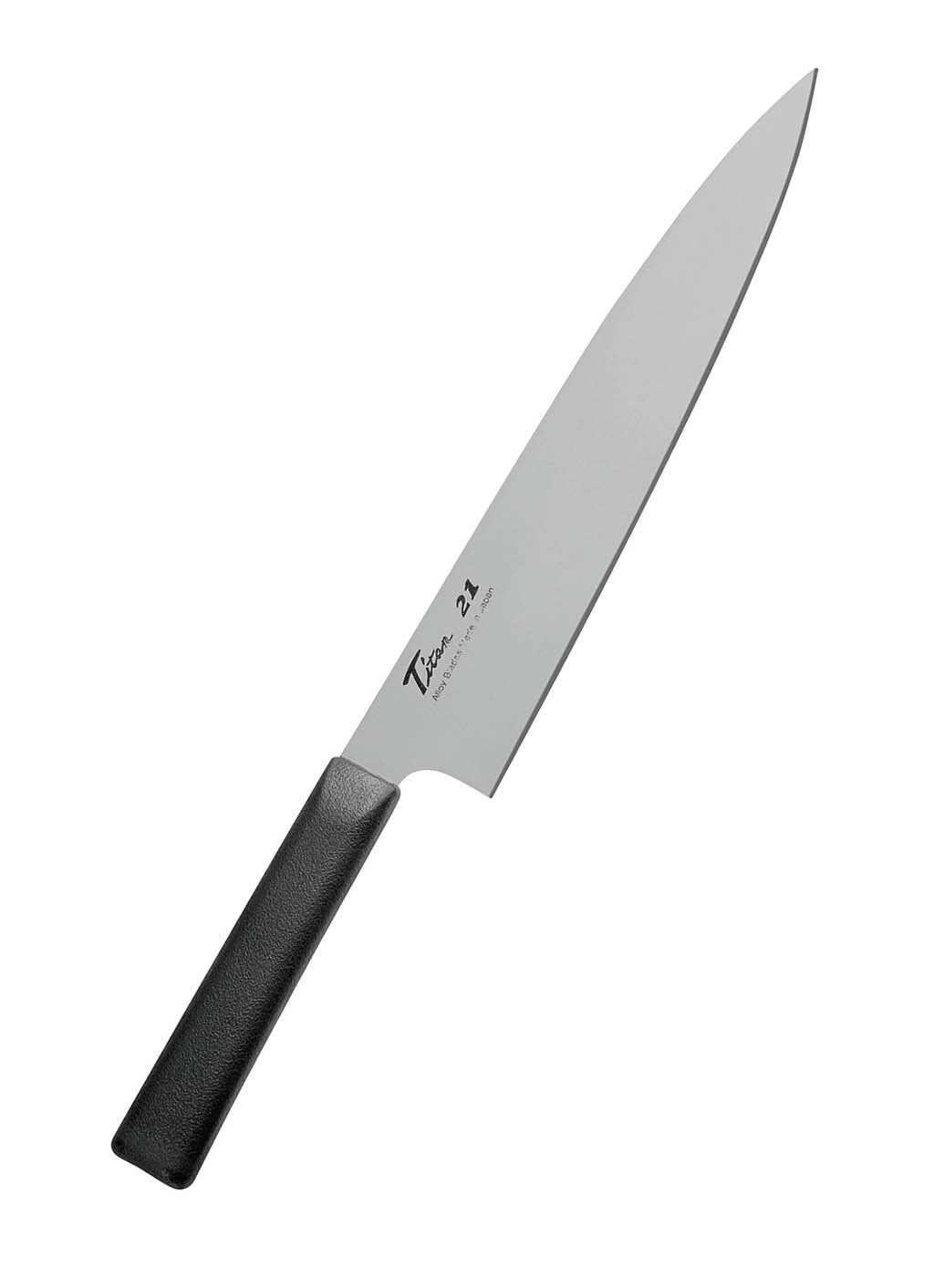 ●型番：HF-22●サイズ全長：350(mm)●重量：87g●板厚：背:1.9(mm)●材質刃：銀含有チタン合金●抗菌：○●洗浄機：不可●刃渡り：21cm●銀入りチタンは、光があたらない所でも銀イオンの力で抗菌・滅菌します。●片刃●背厚：1...