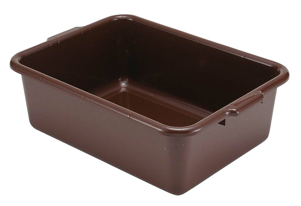 ●型番：21157CBR131●サイズ545×392×H180(mm)●内寸477×350×H176(mm)底：450×320(mm)●重量：1190g●材質ABS樹脂●洗浄機：不可●耐熱・耐冷温度：100℃●検定証印等：NSF●使用後の食...
