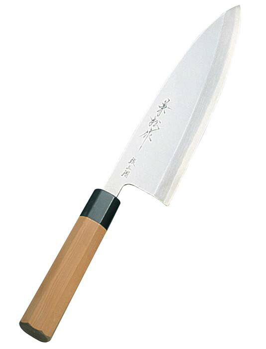 ●サイズ395(mm)●重量：460g●板厚：背:7.5(mm)●材質銀三鋼(カーボン入り13クローム鋼(日立銀紙3号)・13クローム鋼)●刃渡り：22.5cm●従来の和庖丁と同じ製法で素材を錆に強い特殊鋼に替えた新しい感覚の和庖丁です。●...