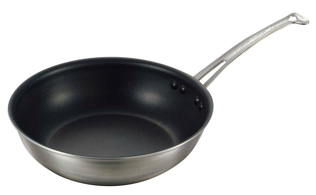 ●サイズφ290×75(mm)底径：185(mm)●内寸φ270(mm)深さ：73(mm)●重量：1.4kg●板厚：3.1(mm)●材質ステンレスアルミフッ素加工●電磁調理器：200V●材質は、ステンレスと極厚のアルミを使用しているため最高...