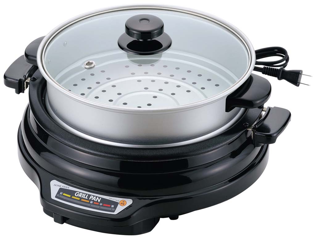 ●型番：SGR-27TM(B)●サイズ390×365×H235(mm)●重量：2.9kg●測定・調節/温度範囲/能力等温度調節範囲：保温〜210℃●消費電力：1200W●電源：単相100V●温度調節範囲：保温〜210℃●鍋は取り外しやすい取...