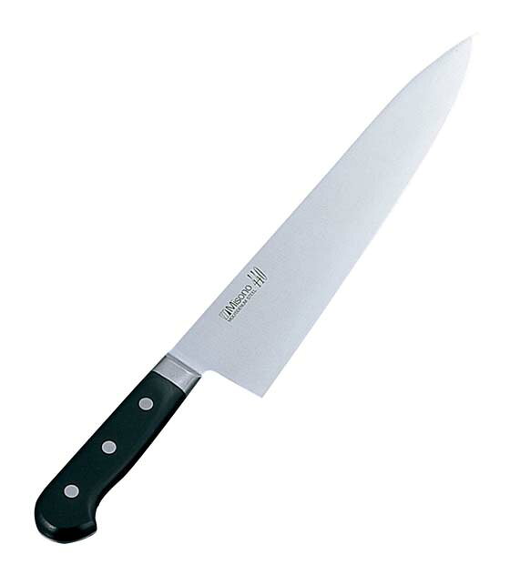 ●型番：No.811●サイズ310(mm)●重量：150g●板厚：背:2.0(mm)●材質16クロム・ハイステンレスモリブデン鋼●刃渡り：18cm●プロのフォルム、プロの切れ味。16クロム・ハイステンレスモリブデン鋼で応える●従来の13クロ...
