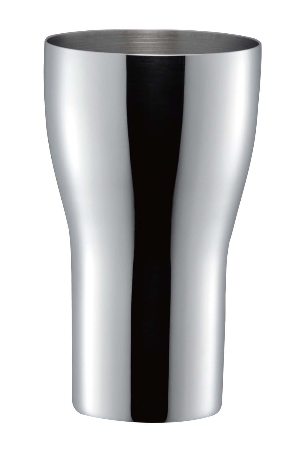 ●サイズφ77×H135(mm)●容量：440cc●板厚：1.0(mm)●材質18-8ステンレス●内面の細やかヘアーライン仕上げがクリーミーな泡を作り出し、ビールを美味しくさせます。●保冷力が高く一度冷えたら冷たさを保ちます。※商品画像はメ...