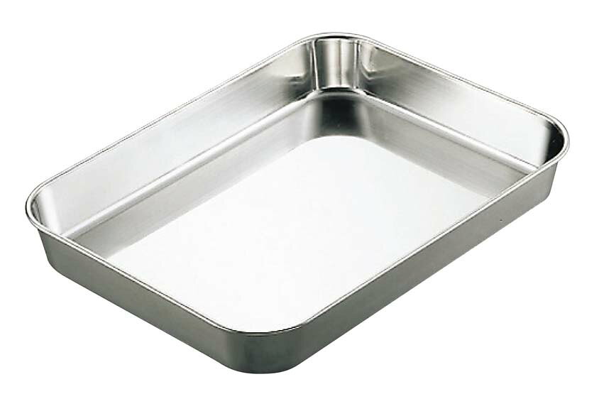 ●サイズ420×310×H55(mm)底：385×275(mm)底：375×265(mm)●重量：780g●板厚：0.6(mm)●材質18-8ステンレス※商品画像はメーカー提供の代表画像を使用しております。複数掲載の画像でも、単品販売の場合...