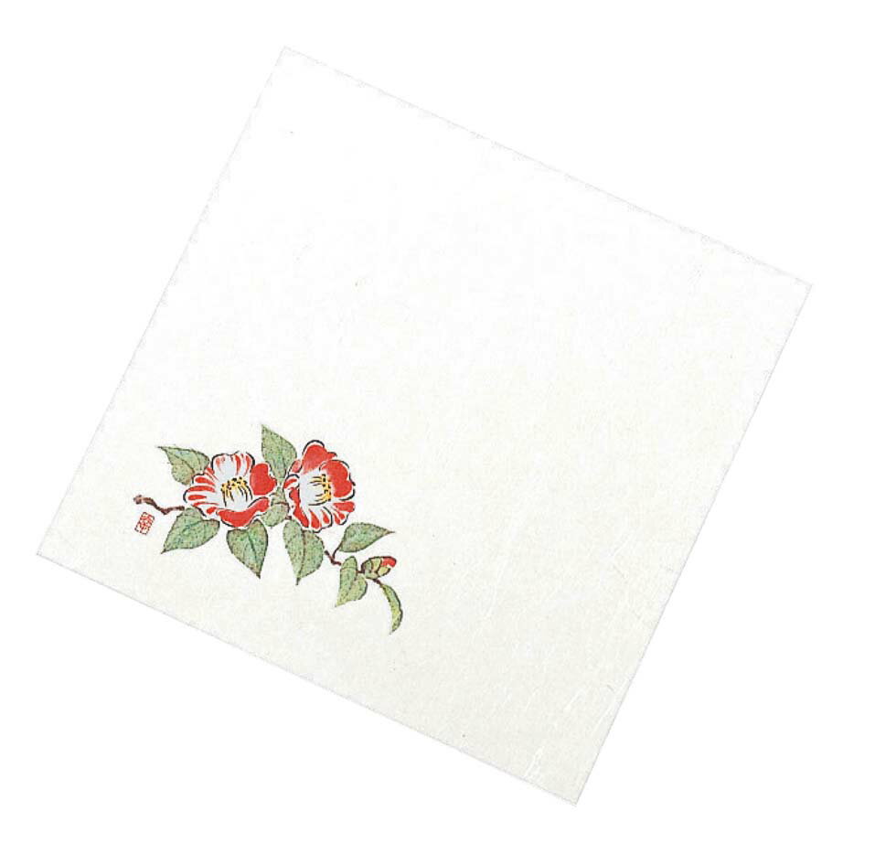 ●型番：NS-63●サイズ150×150(mm)●材質紙ラミネート加工●四季折々の時節に合った心づかいをぜひどうぞ。おいしさ安全、料理にやさしい表面にラミネート加工してありますので、絵柄の上に食品を直接のせて頂いても大丈夫です●100枚入り...