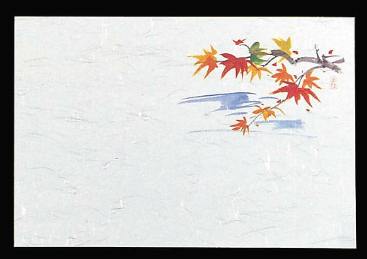 ●型番：M30-213●サイズ265×390(mm)●材質雲流和紙●日本の四季に応じたおもてなし●日々のこまやかな情緒・心情を、春夏秋冬、それぞれ独特の深い趣を宴席にいかがでしょうか。※商品画像はメーカー提供の代表画像を使用しております。複...