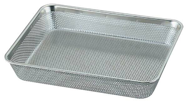 ●型番：09903018●サイズ265×205×H35(mm)穴径：2.2(mm)底：230×170(mm)●重量：260g●板厚：0.5(mm)●材質18-8ステンレス●穴径：荒目2.2mm※商品画像はメーカー提供の代表画像を使用しており...
