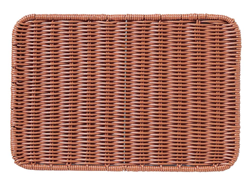 ●型番：DS113●サイズ375×255×H10(mm)●材質ポリプロピレン18-8ステンレスワイヤー●抗菌：○●洗浄機：不可●耐熱・耐冷温度：120℃●検定証印等：JISZ2801規格適合●ナチュラルな質感はそのままに洗える抗菌バスケット...