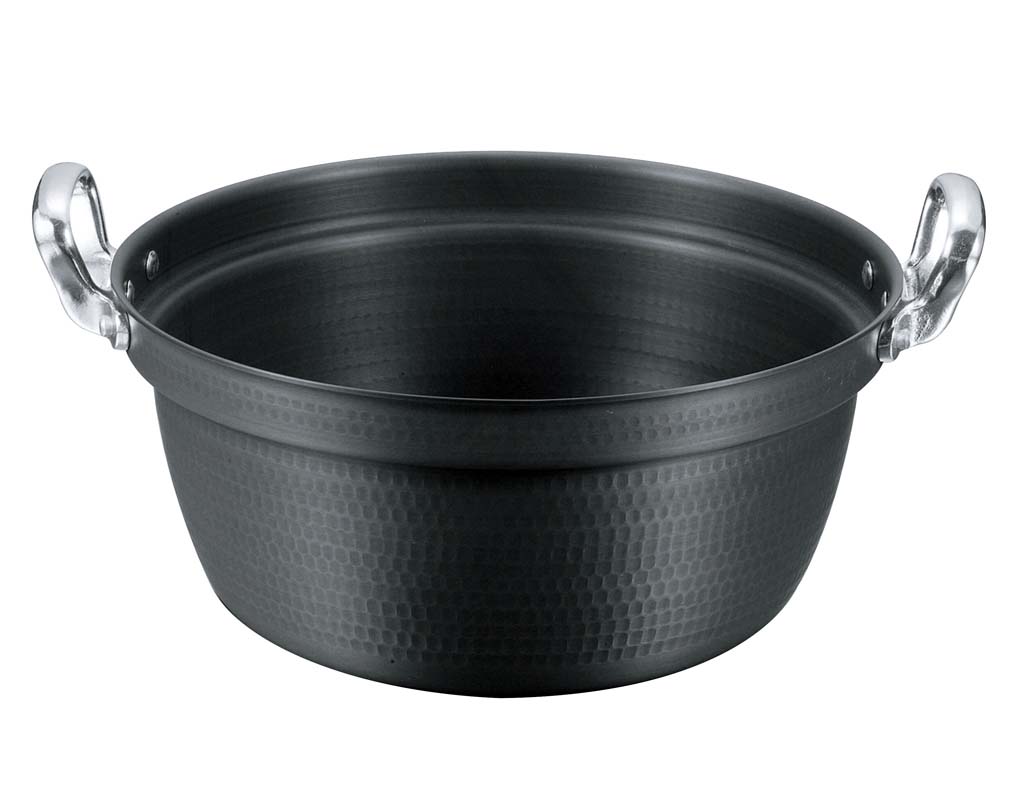 ●型番：5.50●サイズφ405(mm)●内寸39cm深さ：175(mm)●重量：2.2kg●容量：13L●板厚：2.5(mm)●材質硬質アルミ素材セラミック形成●硬質アルミ素材にセラミックを形成、表面は非常に硬く(ステンレスの2倍の硬度)...