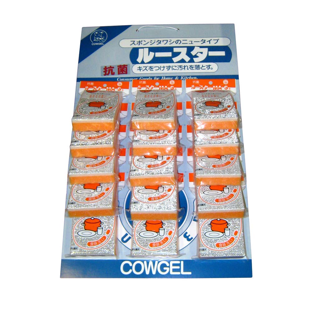●型番：MA-S●サイズ115×75×H30(mm)●重量：10g●材質ルースターフラット(高純度アルミ)ナイロンヤーン抗菌スポンジエバーライトZスポンジ(エステル)●抗菌：○●中性液体洗剤専用タワシで水切り、泡立ちも良く、キズを付けずに汚...