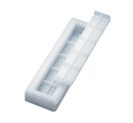 ●型番：NS10M●サイズ305×90×H44(mm)出来上がり：50×23×H20(mm)●重量：1000g●材質高圧ポリエチレン●耐熱・耐冷温度：90℃●米飯：23g※商品画像はメーカー提供の代表画像を使用しております。複数掲載の画像で...