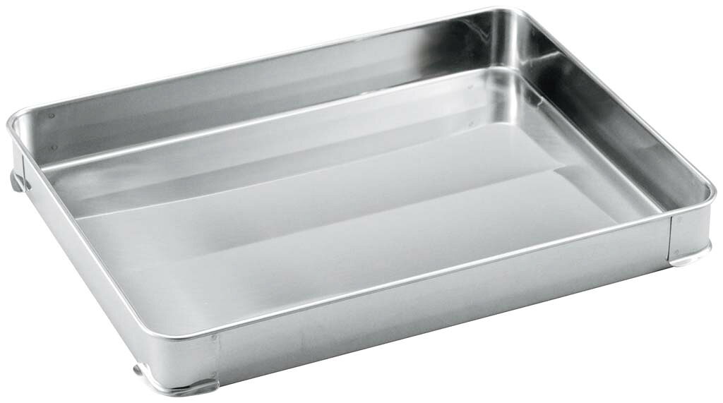 ●サイズ420×320×H53(mm)●内寸400×300(mm)深さ：50(mm)●重量：960g●板厚：0.6(mm)●材質18-8ステンレス※商品画像はメーカー提供の代表画像を使用しております。複数掲載の画像でも、単品販売の場合がござ...