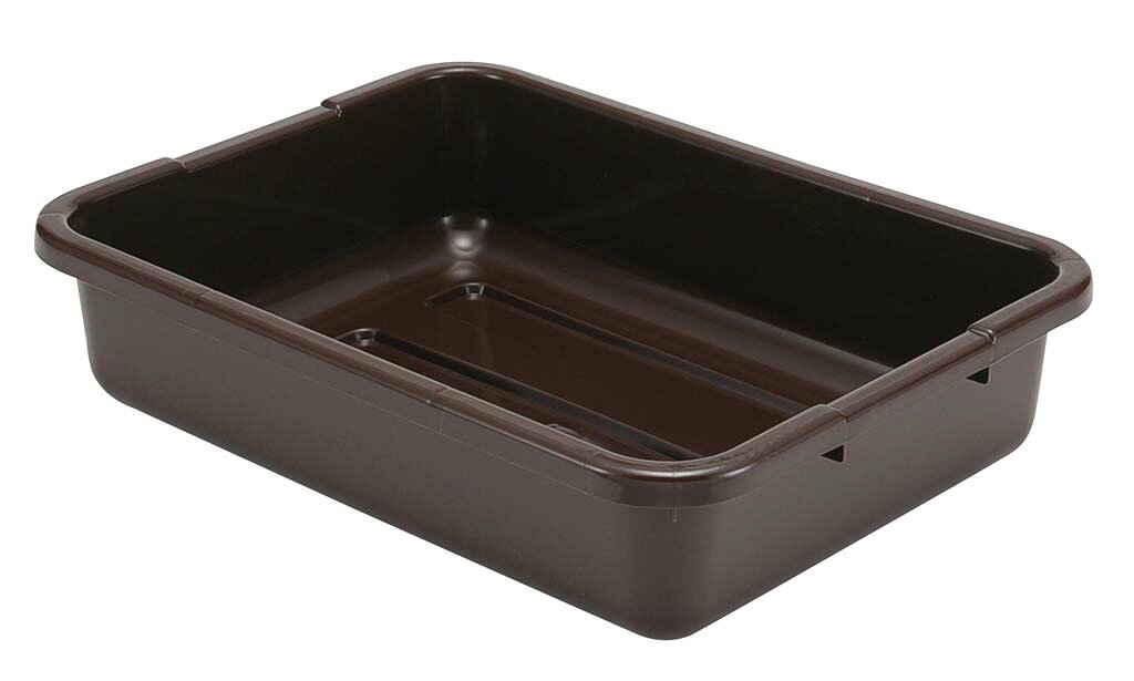 ●型番：21155CBP131●サイズ515×382×H125(mm)●内寸472×343×H120(mm)●重量：740g●材質ポリエチレン●耐熱・耐冷温度：70℃●検定証印等：NSF●使用後の食器の片付け、保管・運搬・ディスプレイ用など...