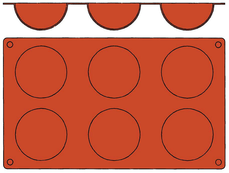●型番：2579.04●サイズ300×175(mm)●材質シリコンノンスティック加工●オーブン：対応●レンジ：対応●洗浄機：不可●耐熱・耐冷温度：-50℃〜+250℃●ノンスティック効果で洗浄も簡単、四隅の穴が乾燥、収納に大変便利です。●耐...