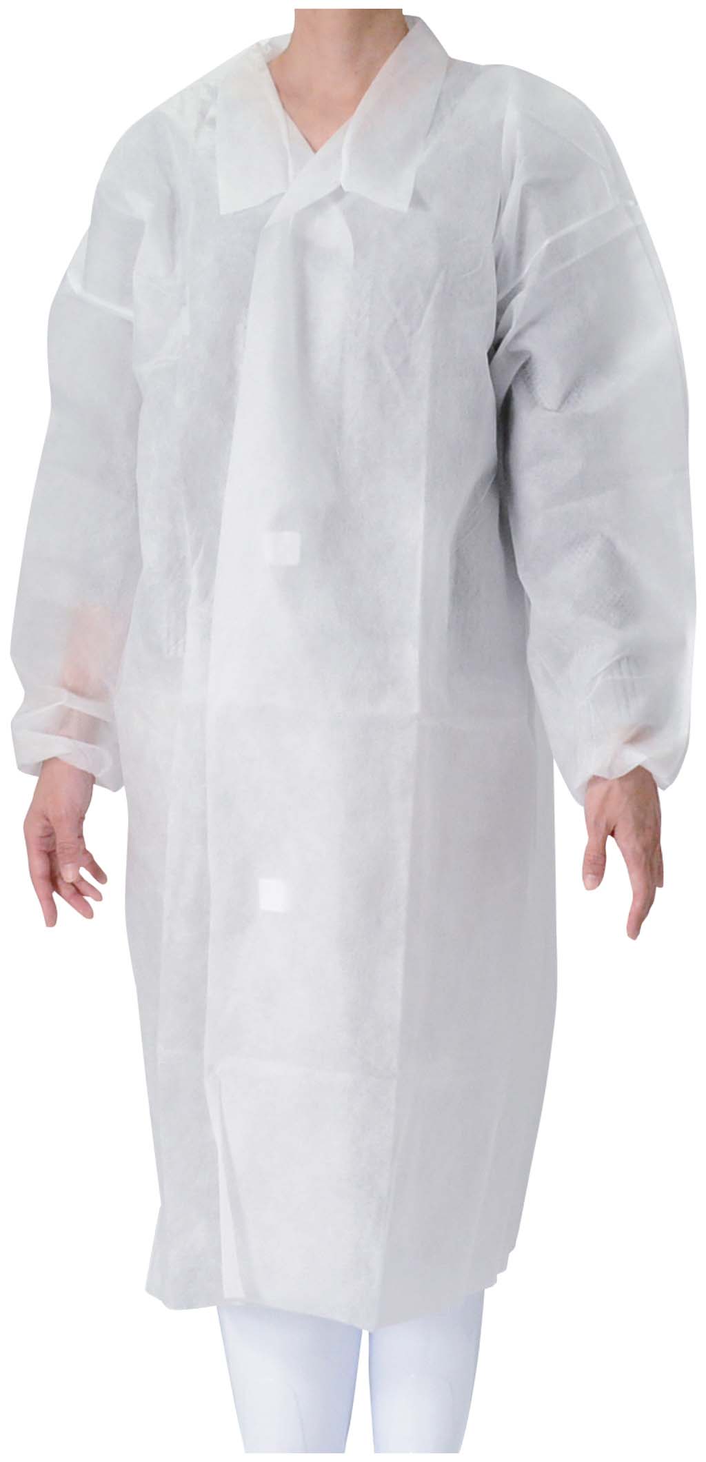 ●サイズ67×55×110(肩幅×袖丈×着丈)(mm)●材質ポリプロピレン(不織布)●袖口ゴム付●50枚入り※商品画像はメーカー提供の代表画像を使用しております。複数掲載の画像でも、単品販売の場合がございます。サイズ・カラー・型番・付属品等...