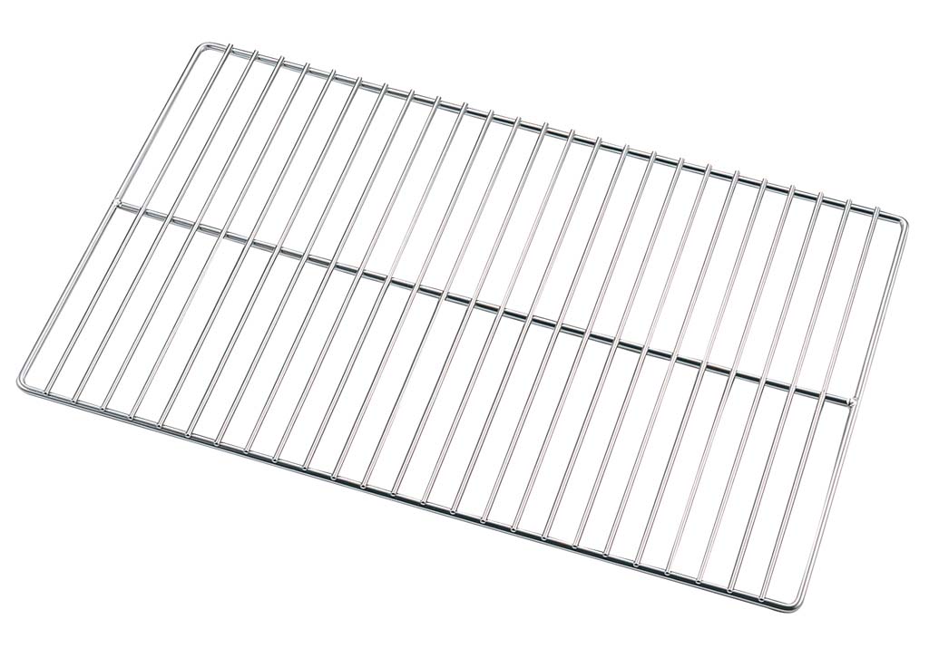 ●サイズ650×530(mm)●重量：2.3kg●材質18-8ステンレス●枠線・補強共に6mm(中線4mm)の丈夫なアミです。●ガストロノームサイズですのでオーブンで活躍します。※商品画像はメーカー提供の代表画像を使用しております。複数掲載...