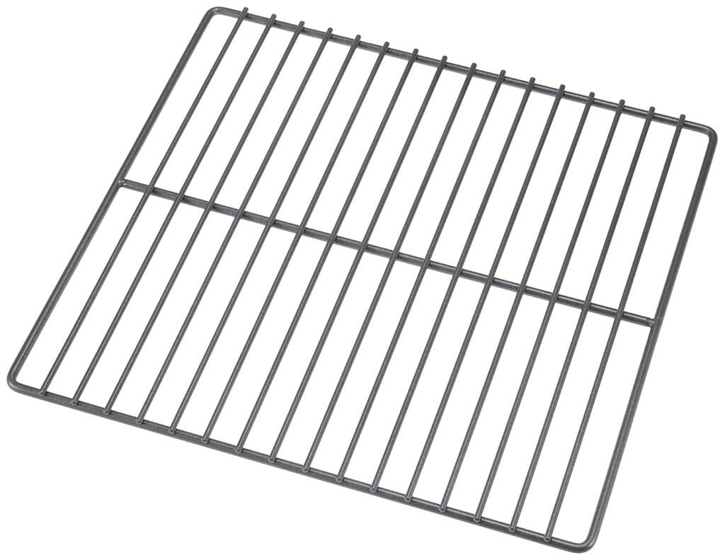 ●サイズ325×530(mm)●重量：1.3kg●材質18-8ステンレスフッ素樹脂●枠線・補強共に6mm(中線4mm)の丈夫なアミです。●ガストロノームサイズですのでオーブンで活躍します。●フッ素樹脂Wコートは肉や魚がくっつかず作業効率がU...