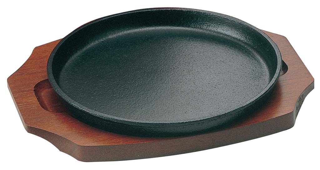 ●型番：A-127-22●サイズφ218(mm)木台：275×220(mm)鉄板：φ210×H17(mm)●重量：1550g●材質鉄木●電磁調理器：200V※商品画像はメーカー提供の代表画像を使用しております。複数掲載の画像でも、単品販売の...