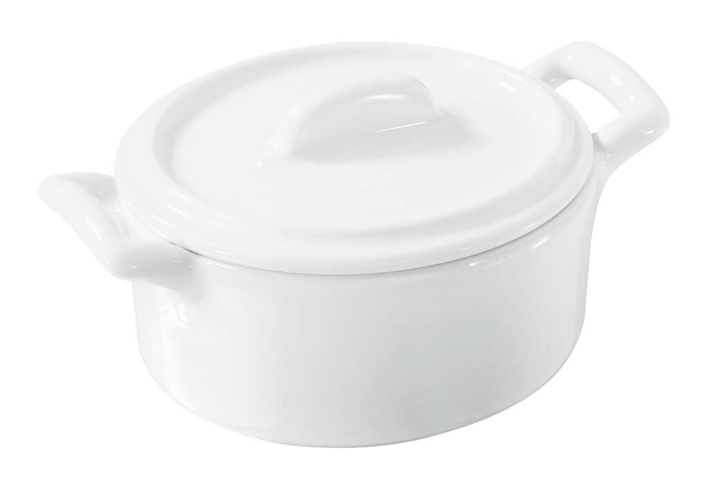 ●型番：614842●サイズ約75×70×H42(mm)●容量：80cc●材質耐熱磁器製●オーブン：対応●レンジ：対応●洗浄機：不可●一口サイズの前菜やカクテル、薬味・ソースなどのもりつけに活躍するかわいらしい器。同じデザインや異なるデザイ...