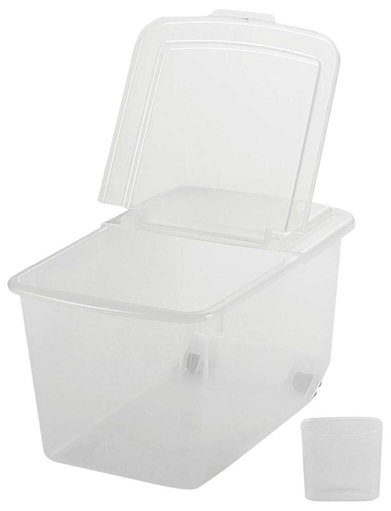 ●サイズ255×395×H228(mm)●材質ポリプロピレン●1合計量カップ付、キャスター付。※商品画像はメーカー提供の代表画像を使用しております。複数掲載の画像でも、単品販売の場合がございます。サイズ・カラー・型番・付属品等は商品名・商品...