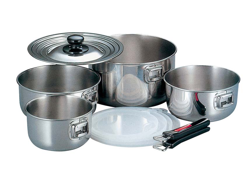 ●型番：EXC-104●重量：2.3kg●材質ステンレス●電磁調理器：対応●ソースパン14cm：内径140mm×深さ75mm・容量1.0L・底径130mm●ソースパン16cm：内径160mm×深さ80mm・容量1.6L・底径140mm●ソー...