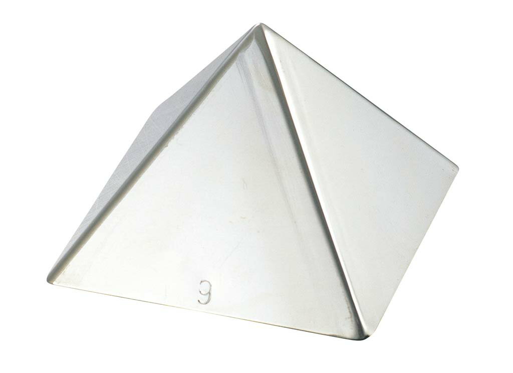 ●型番：3023-09●サイズ●内寸90×90×H60(mm)●材質18-10ステンレス●ピラミッド形のケーキを作るための型です。※商品画像はメーカー提供の代表画像を使用しております。複数掲載の画像でも、単品販売の場合がございます。サイズ・...