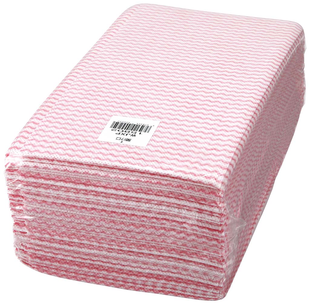 ●型番：WJX●サイズ500×600(mm)●材質レーヨン＋ポリエステル●40枚入り●スーパーのバックヤード・食品加工工場などに最適●テーブル拭き・食器拭き・レンジまわり・その他タオル、ふきんとして様々な用途にご利用いただけます。※商品画像...