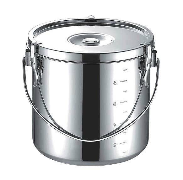 ●サイズ深さ：180(mm)●重量：1.3kg●容量：4.4L●材質18-8ステンレスシリコンゴム●プッシュ式蓋構造により蓋が吸い付くように密閉してもプッシュして空気をいれることにより簡単に取り外せます。●フック：3箇所●底板厚1.5mm※...