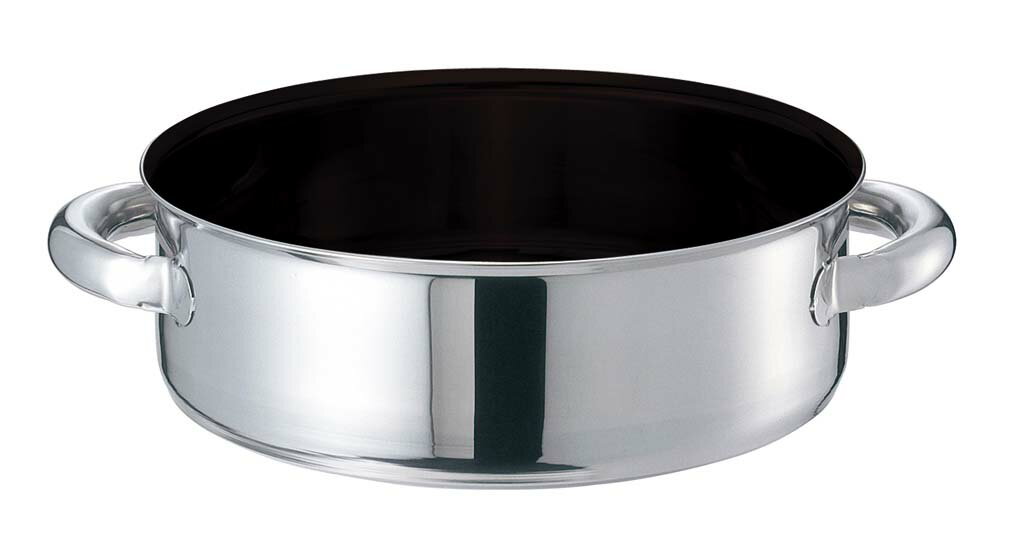 ●サイズ外径：290(mm)底径：240(mm)●内寸φ270(mm)深さ：90(mm)●重量：1.9kg●容量：5L●板厚：0.8(mm)●材質SUS316(18%クローム・14%ニッケル・3%モリブデン)ノンスティック加工●電磁調理器：...