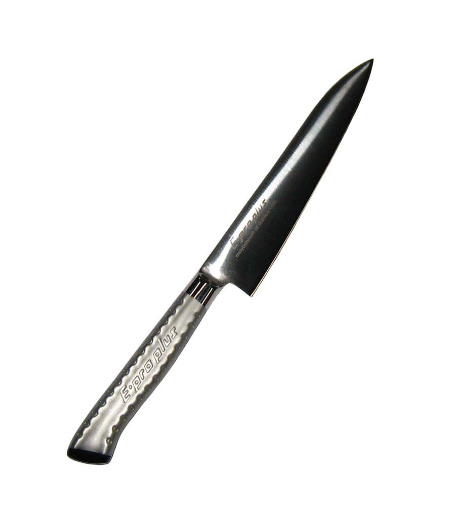 ●サイズ全長：260(mm)●重量：80g●板厚：背:2.0(mm)●材質ブレード：モリブデンバナジューム鋼ハンドル：18-8ステンレススチール●洗浄機：不可●消毒保管庫：使用可●検定証印等：HACCP●刃渡り：15cm●ブレード部：耐久性...