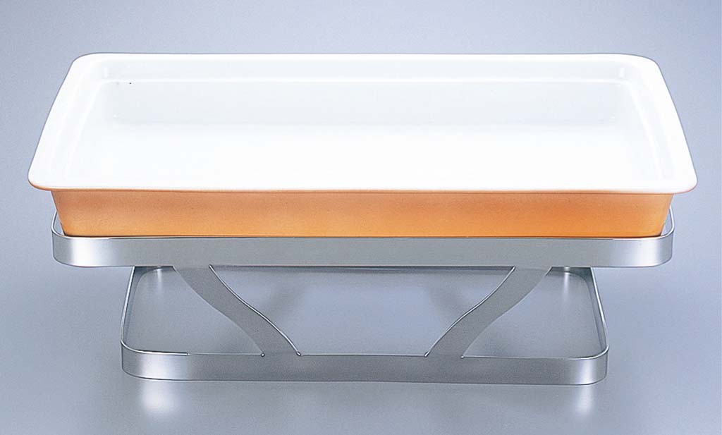 ●型番：SQ-1●サイズ365×250×H150(mm)●重量：1.87kg●材質18-8ステンレス特殊合金ヒートプレート●もっと美しく、もっとゴージャスにドレスアップした足元が料理を引き立てます。●特殊合金ヒートプレート付※商品画像はメー...