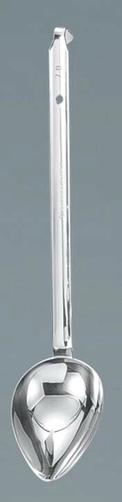 ●サイズ103×68×255(mm)●容量：70cc●材質18-8ステンレス●皿部外周面に添わせた把手先部と皿部とを、スポット溶接で連結すると共に蝋付けによって両者の隙間を密封したレードルです。充分な強度を備えると共に、食品かすが残らず雑菌...